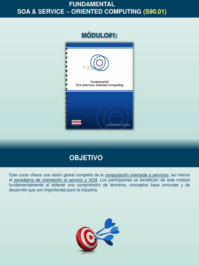 Capacitacion - SOA ('FUNDAMENTAL SOA & SERVICE-ORIENTED COMPUTING ...