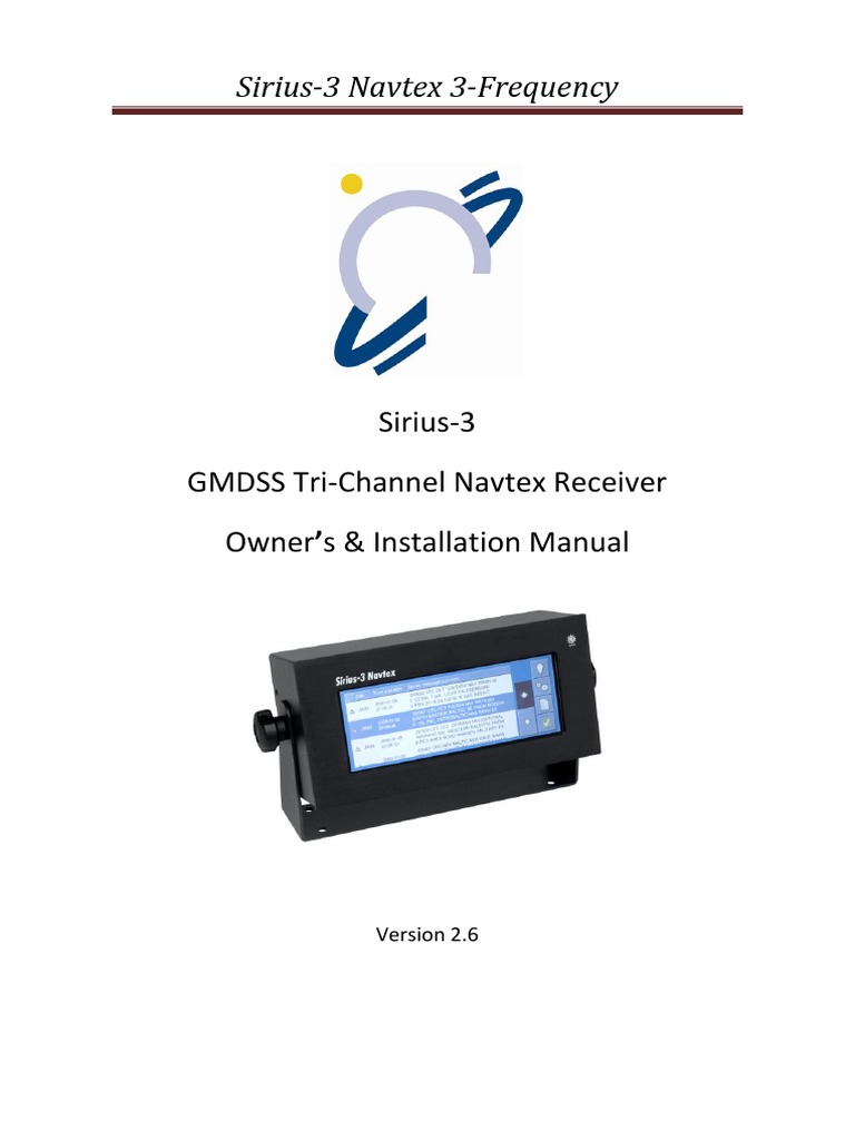 Sirius-3 Navtex 3-Frequency: Sirius-3 GMDSS Tri-Channel Navtex Receiver ...