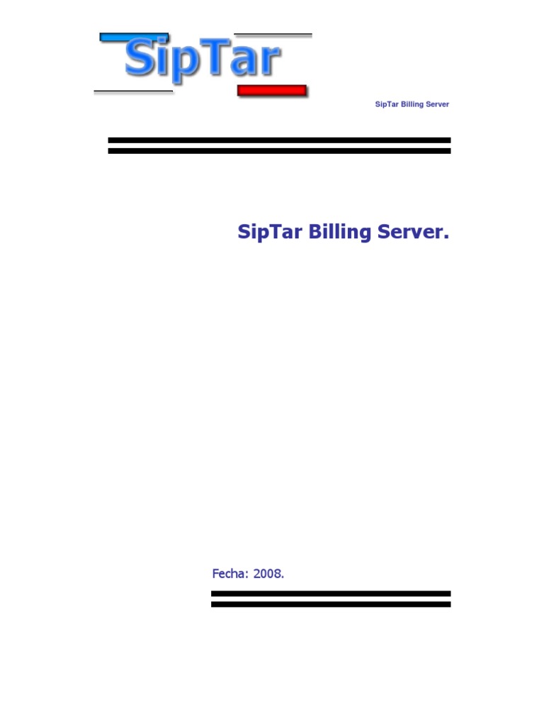 Solución de Tarificación VoIP SipTar | PDF | Voz sobre IP | Servidor ...