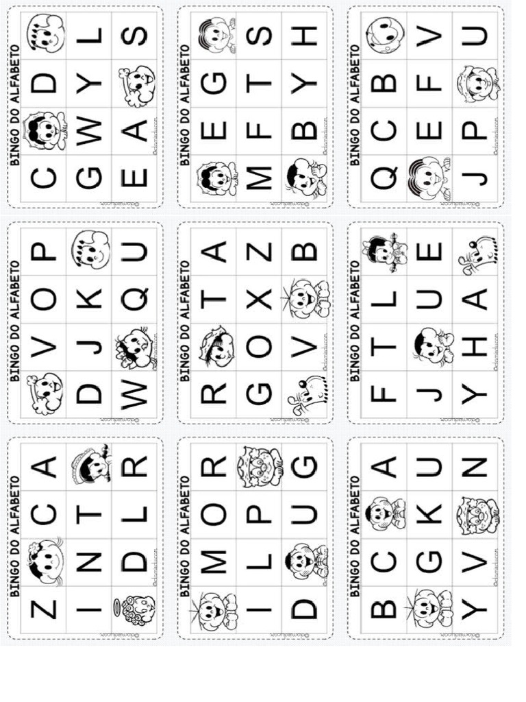 Bingo Do Alfabeto | PDF