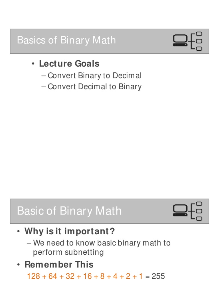 Binary Math Basics | Download Free PDF | Computing | Computer Science