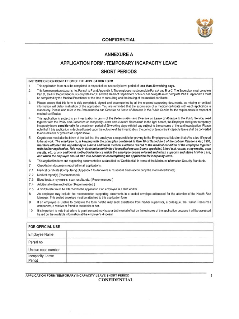 New Pilir Annexures A | PDF