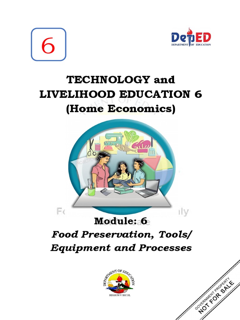TLE HE6 Module 6 | PDF | Foods | Kitchen Utensil
