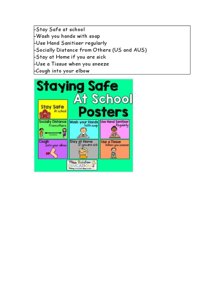 Stay Safe at School | PDF