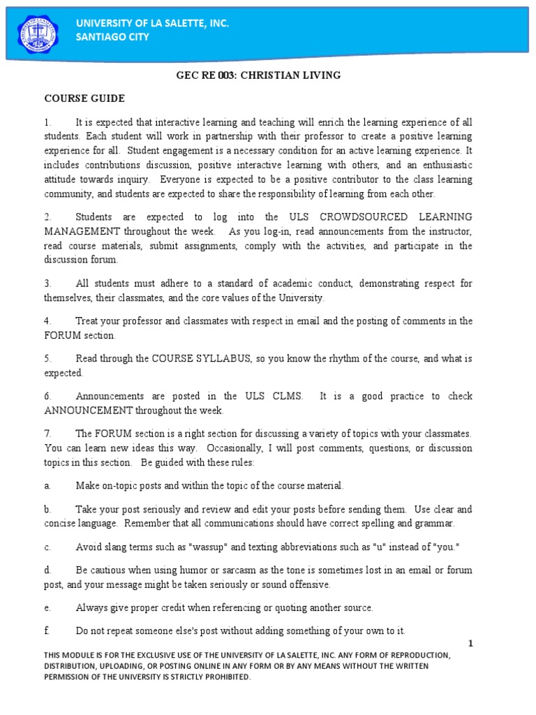 Prelim Module Gec Re 003 | PDF
