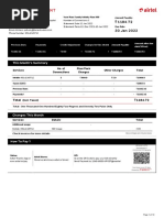 Airtel Recharge Receipt | PDF | Invoice | Payments