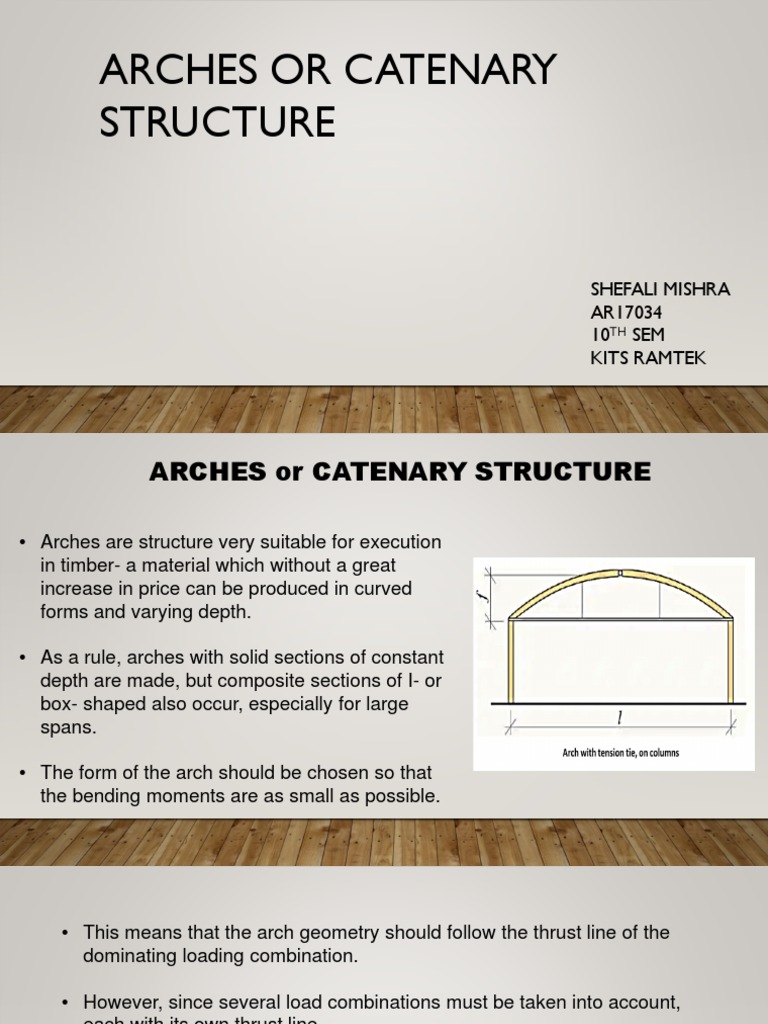 Arches or Catenary Structure | PDF | Truss | Civil Engineering
