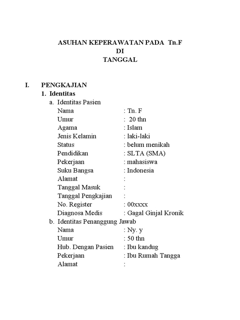 Askep Gagal Ginjal Kronik 2 | PDF