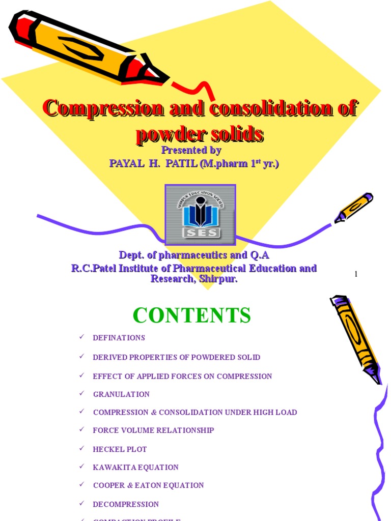 Heckel Equation in Powder Consolidation | PDF | Deformation ...