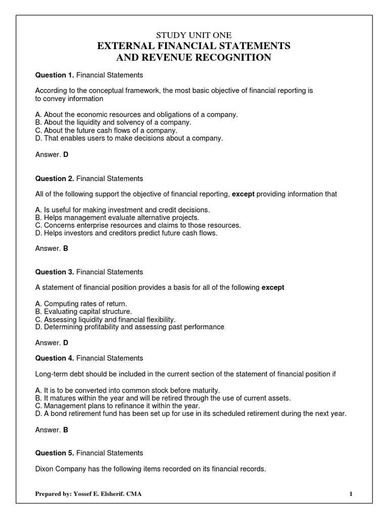 U 1 - Financial Statements | PDF | Dividend | Debits And Credits