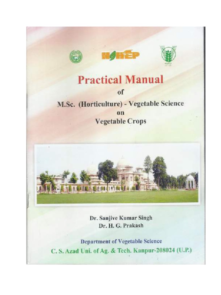 Vegetable Science Practical Manual | PDF | Seed | Petal