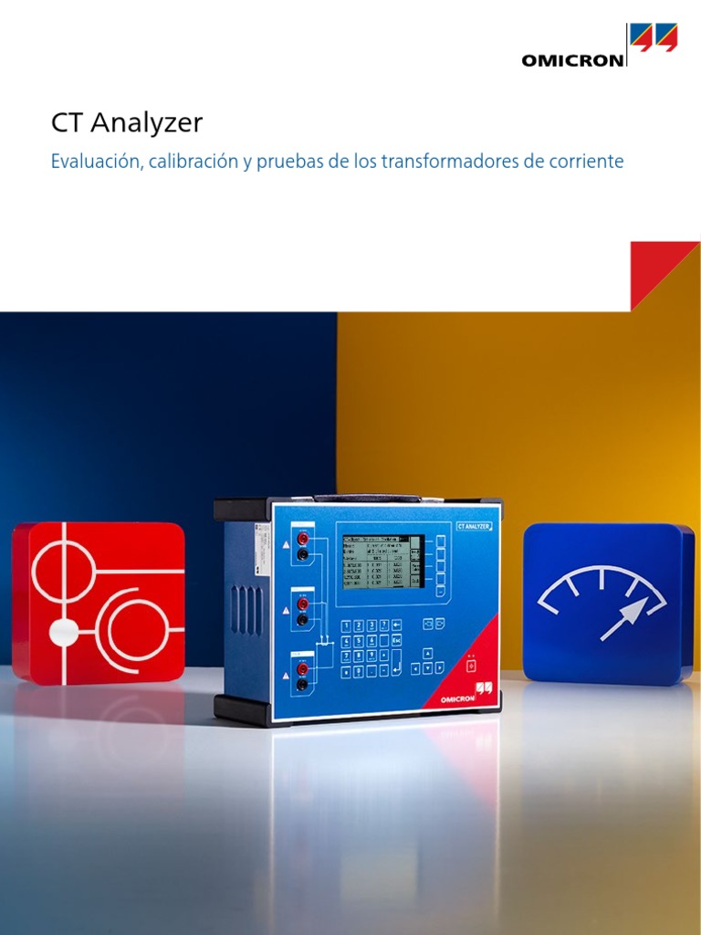 CT Analyzer Brochure ESP | PDF | Transformador | Ingenieria Eléctrica