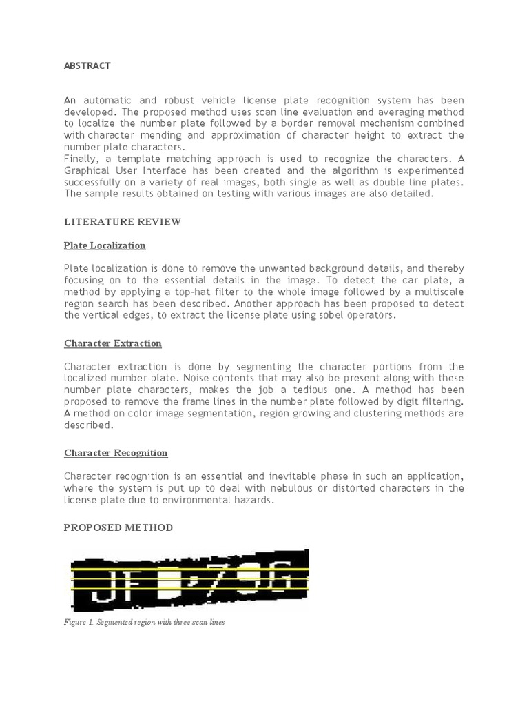 Automatic & Robust Vehicle License Number Plate Recognition System ...