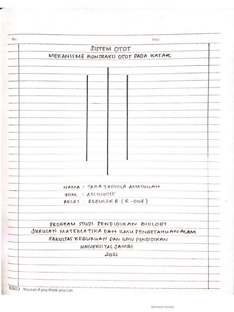 Tara Fadhila Amatullah - Laporan Kontraksi Otot Katak | PDF
