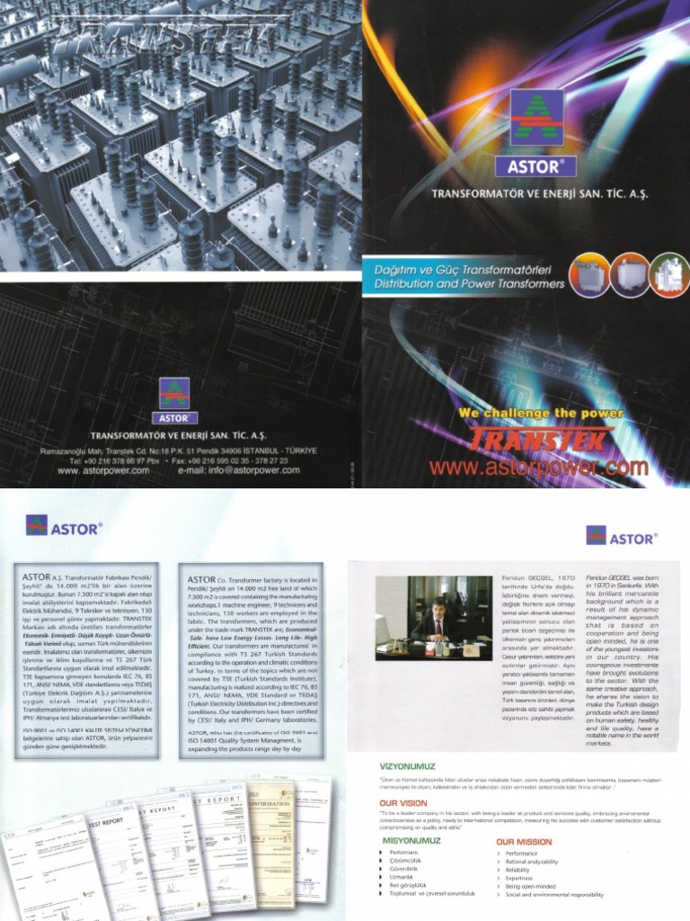 Astor Brosur-Transformers | PDF