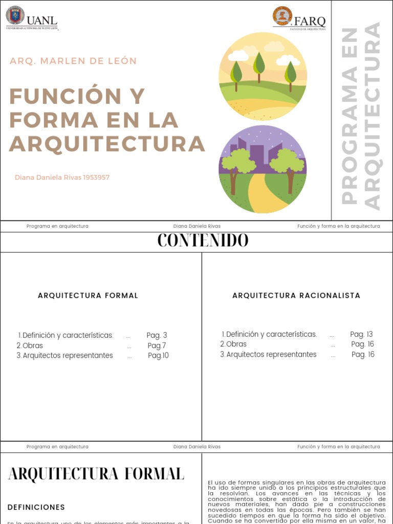 Función y Forma en Arquitectura | PDF | Diseño arquitectonico ...