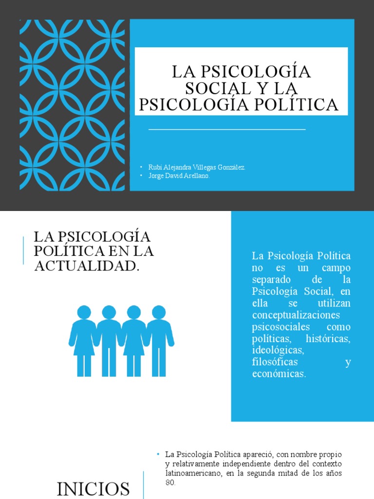 Exposición - Psicología Política | PDF | Sicología | Psicología Social