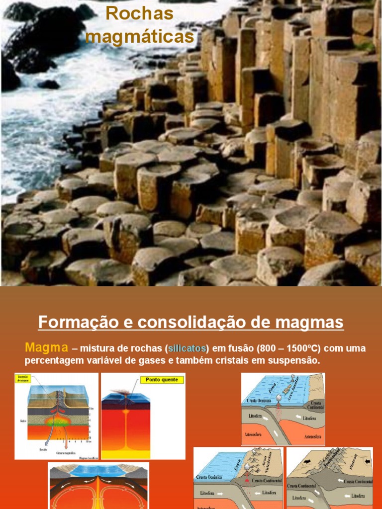 Formação e diversidade de rochas magmáticas | PDF | Magma | Rocha ígnea