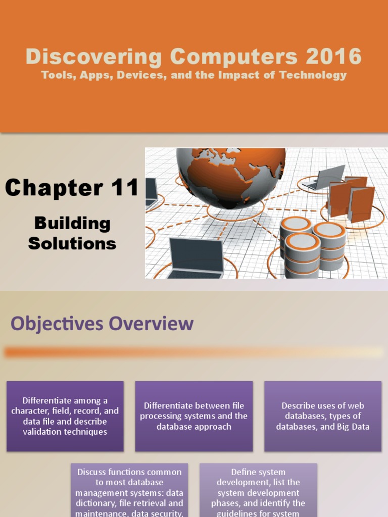 8-DC16 - Ch11 - Building Solutions Database, System, and Application Development Tools | PDF ...
