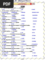 El Moassar 3rd Prep Answers | PDF