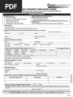 Gratuity Claim form | PDF | Life Insurance | Personal Finance