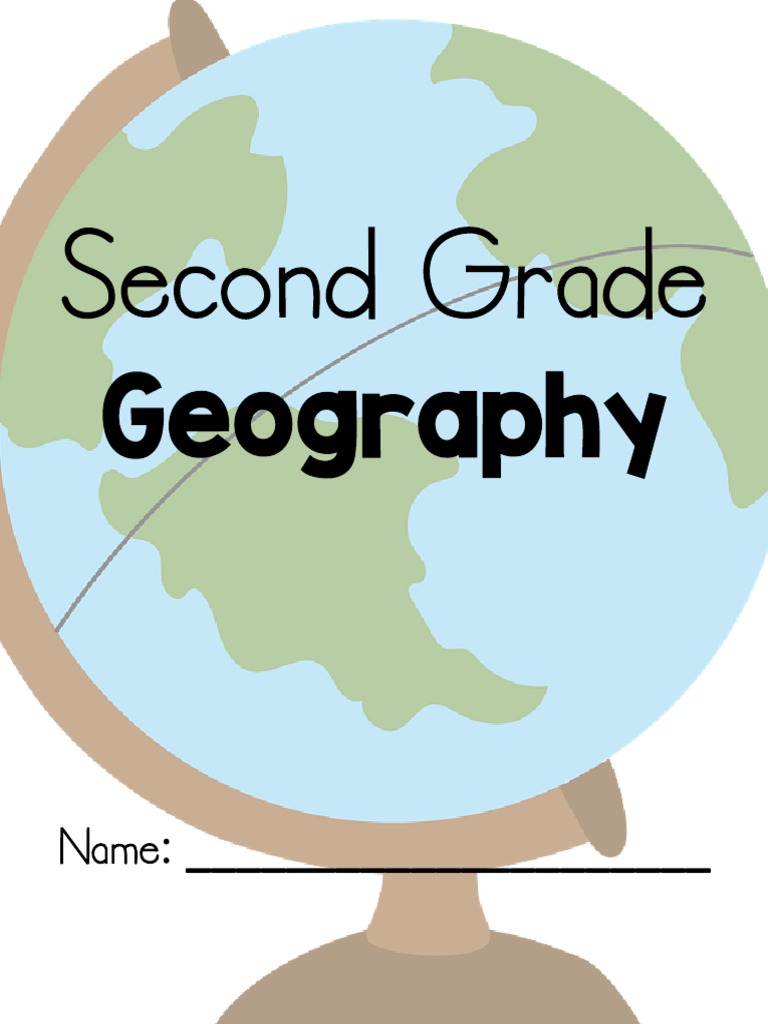 Second Grade Geography Workbook | PDF | Map | Oceans
