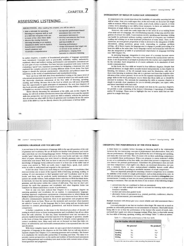 LANGUAGE ASSESSMENT - Principles and Classroom Practices-Assessing ...