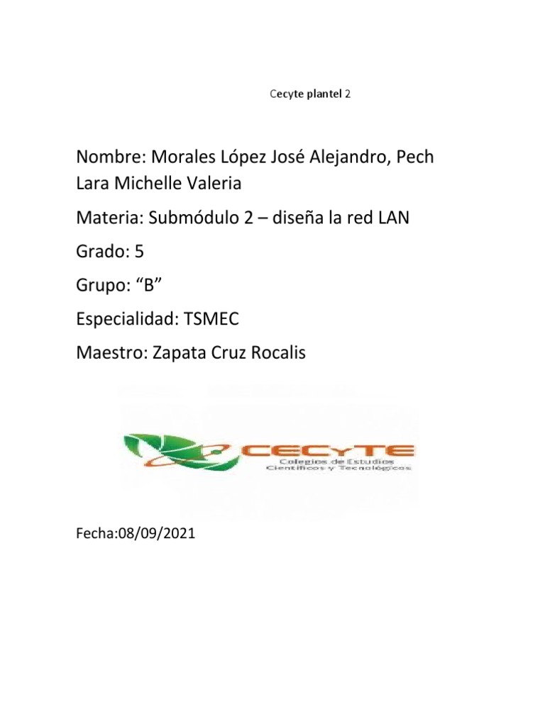 Cecyte Plantel 2 | PDF | Electrónica | Arquitectura de Computadores