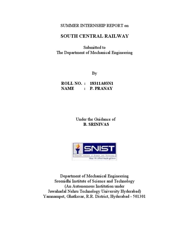 Railway Report | PDF | Brake | Train