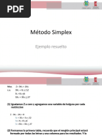 Método SIMPLEX Tabular PDF | PDF | Programación lineal | Algoritmos