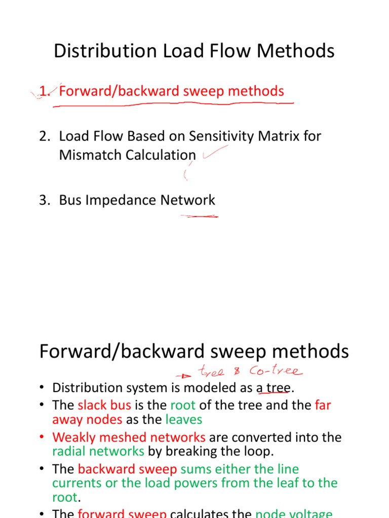 Lecture 3 - Forward Backward Sweep Method | PDF
