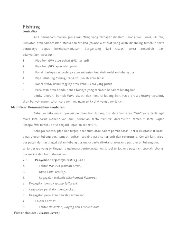 Fishing Tools Jurnal | PDF