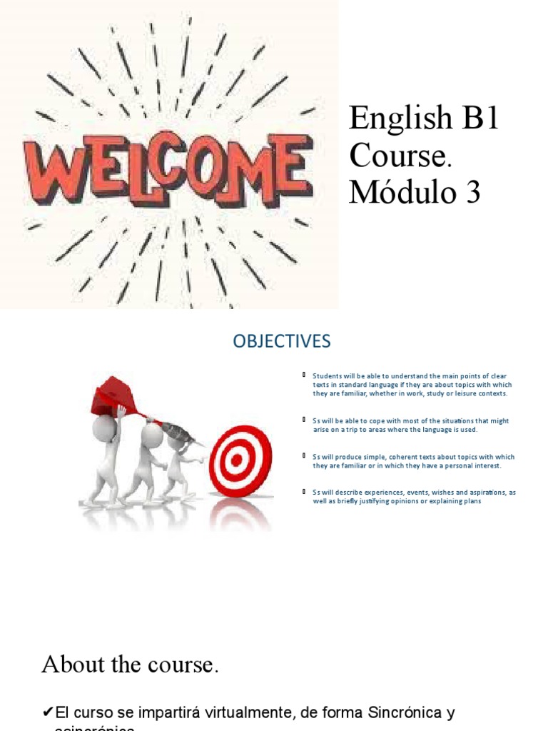 English B1 Course Módulo 3 | PDF