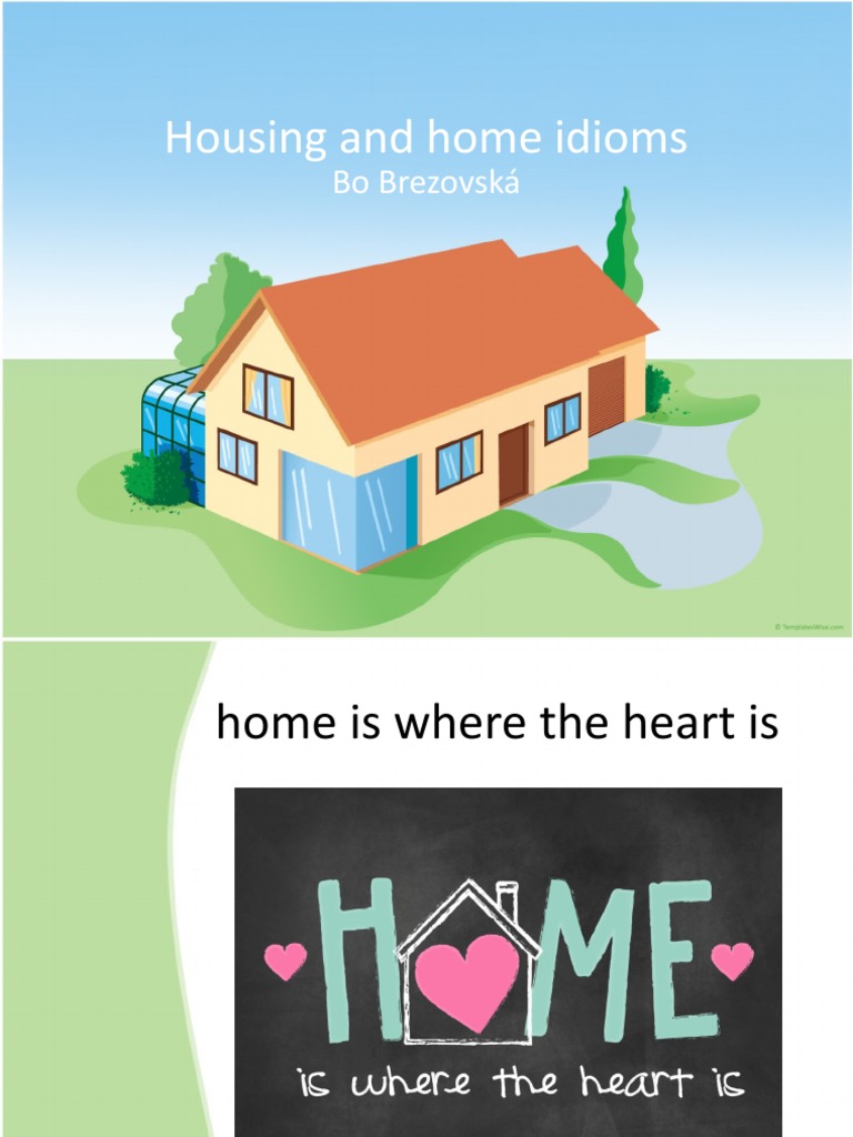 Housing and Home Idioms | PDF