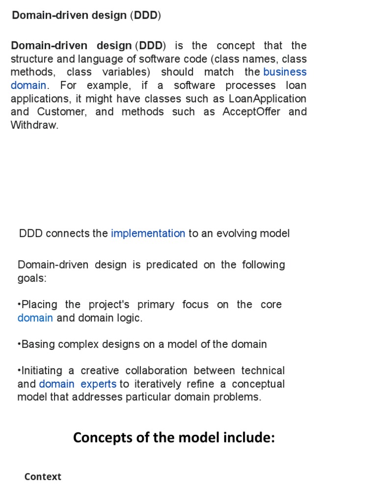 Domain Driven Design | PDF | Conceptual Model | Computing