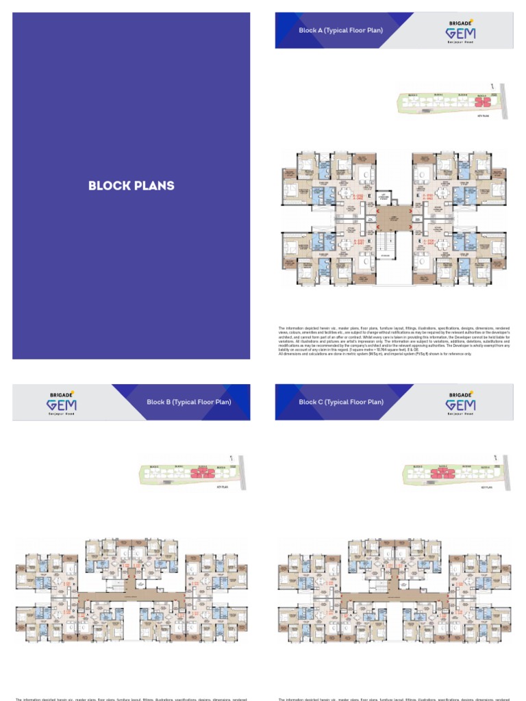 Block Plans: Block A (Typical Floor Plan) | PDF | Legal Liability ...