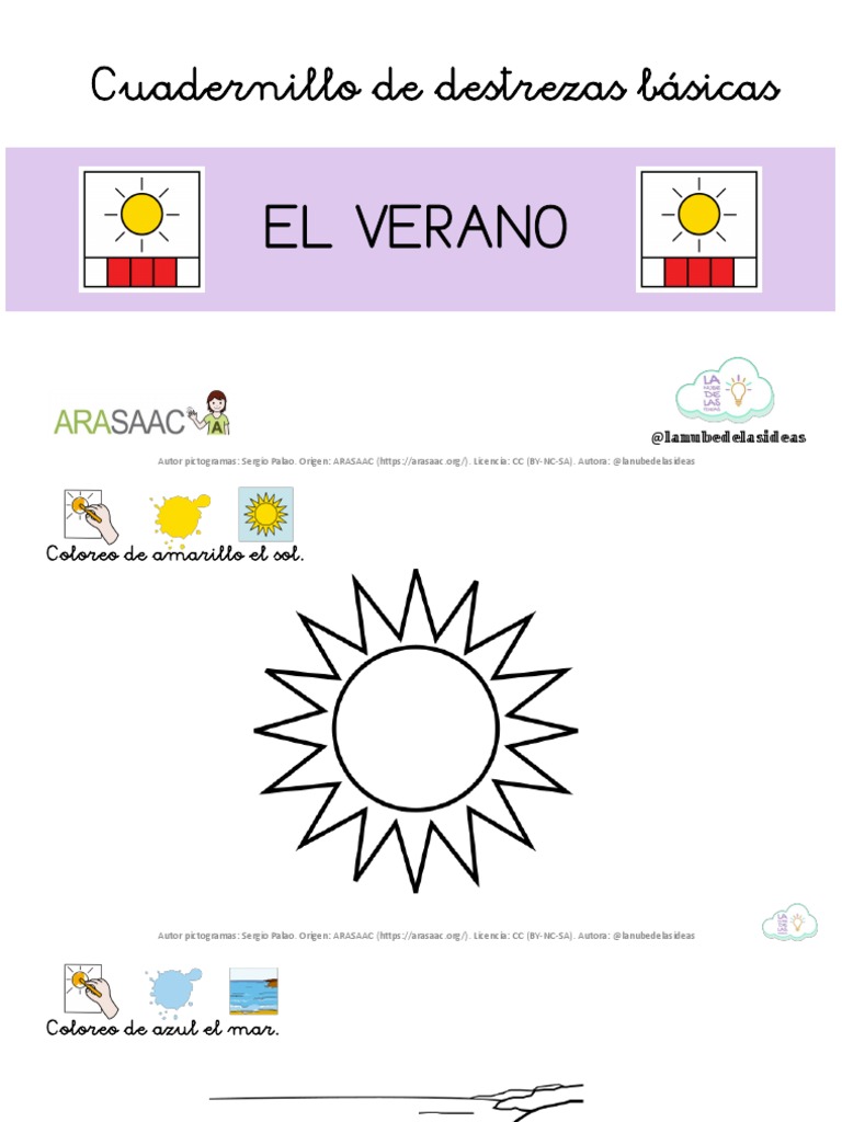 Cuadernillo de Destrezas Basicas El Verano | PDF