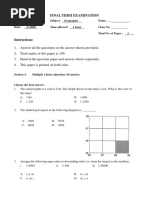Form 2 History - Question Paper | PDF | Stone Age
