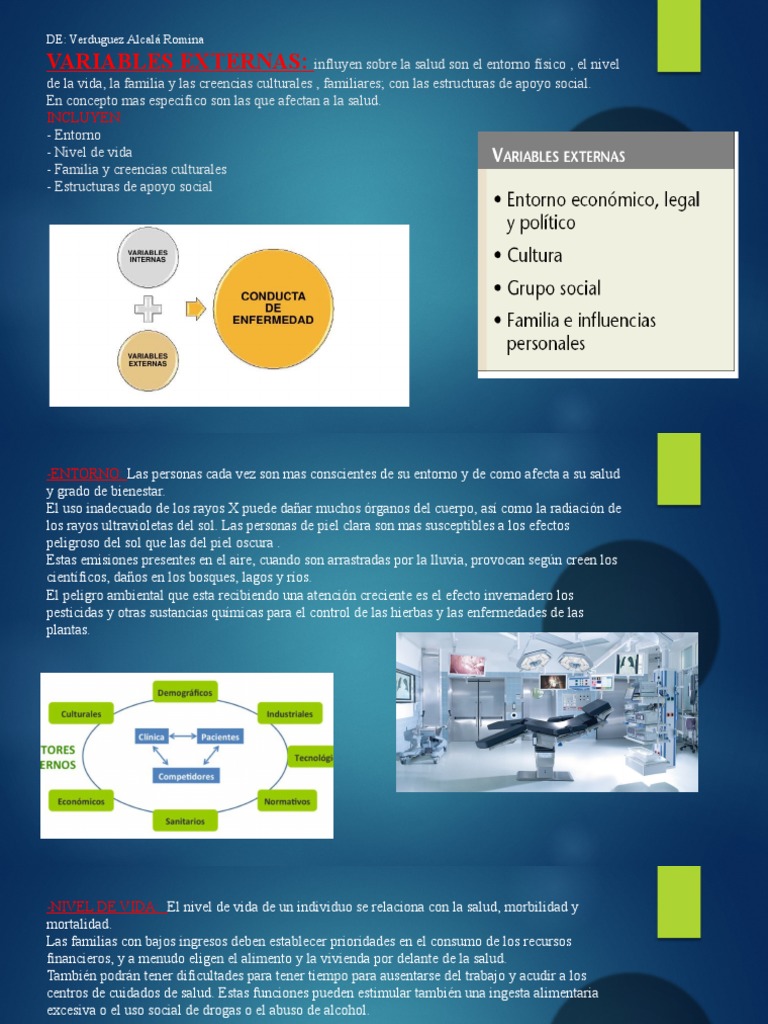 Variables Externas | PDF