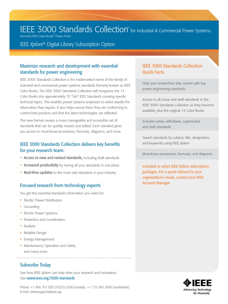 Ieee Colorbooks Powerpack Facts | PDF | Institute Of Electrical And ...