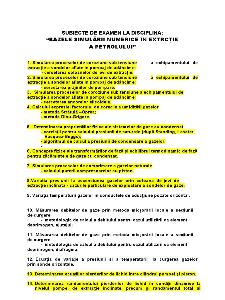 Subiecte de Examen Bsnep - 2021 | PDF