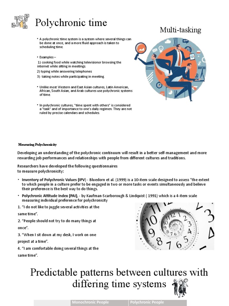 Polychronic Time | PDF | Psychological Concepts | Cognition