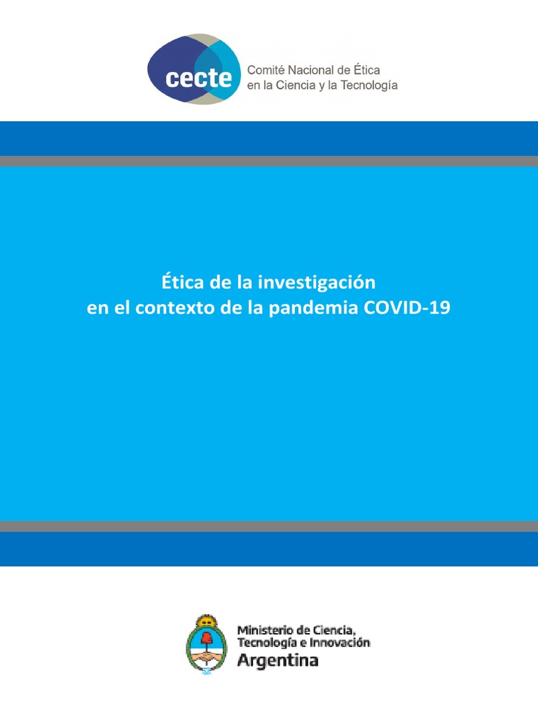 Ética en la investigación COVID-19 | PDF | Conocimiento | Toma de ...