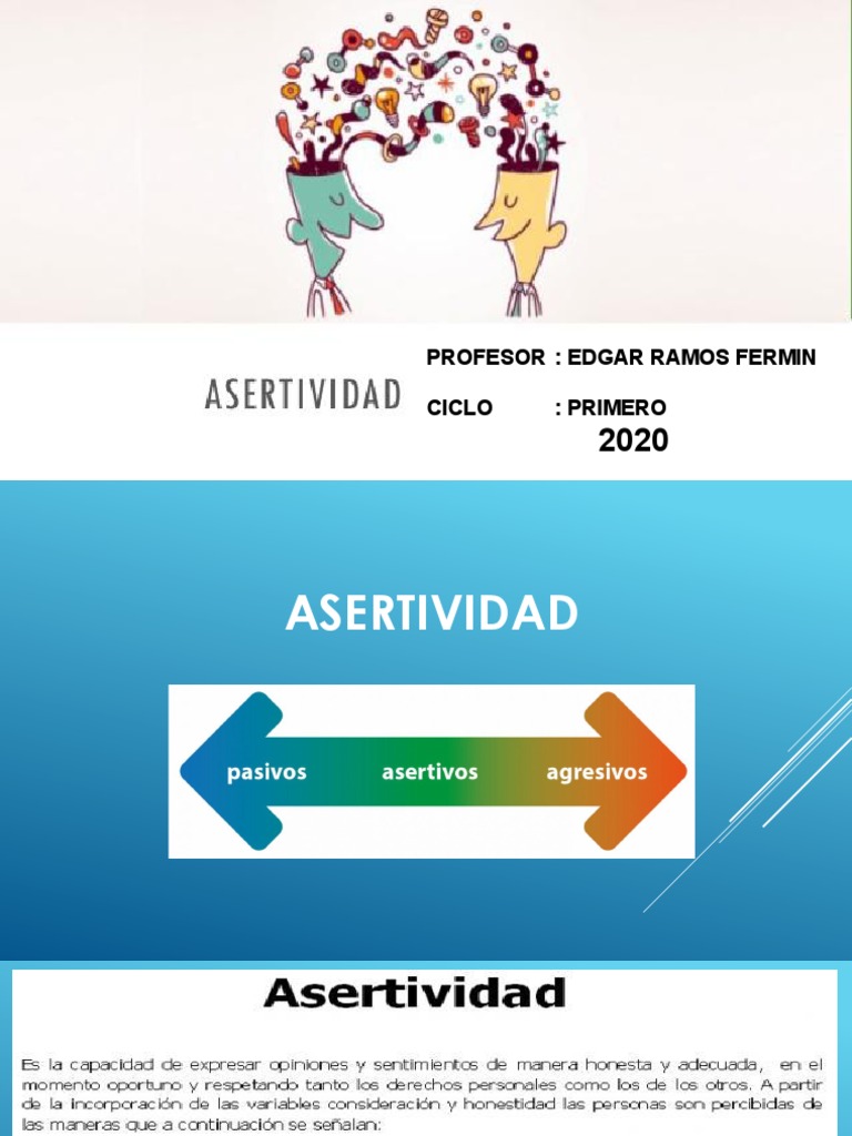 Asertividad (3) 22 Junio | PDF | Comportamiento | Ciencia cognitiva