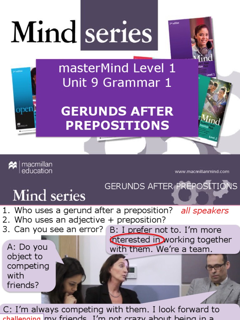 Using Gerunds After Prepositions: A Grammar Lesson | PDF | Preposition And Postposition | Verb