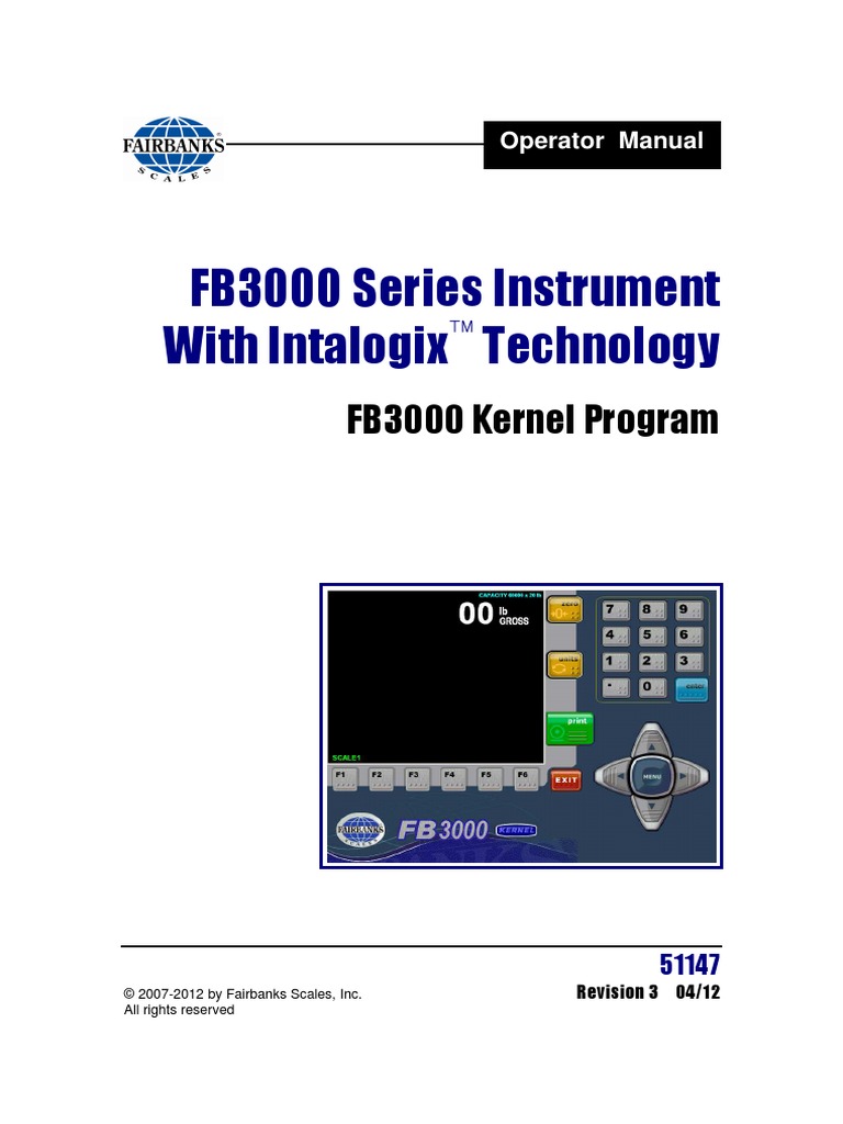 FB3000 Series Instrument With Intalogix Technology | PDF | Port ...