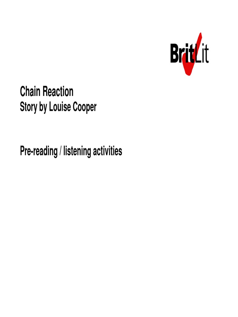 Chain Reaction: Story by Louise Cooper | PDF | Ships | Sea Captain