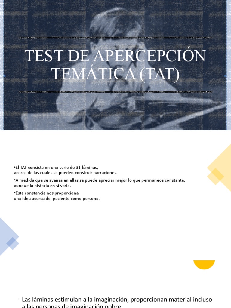Test de Apercepcion Tematica Tat | PDF