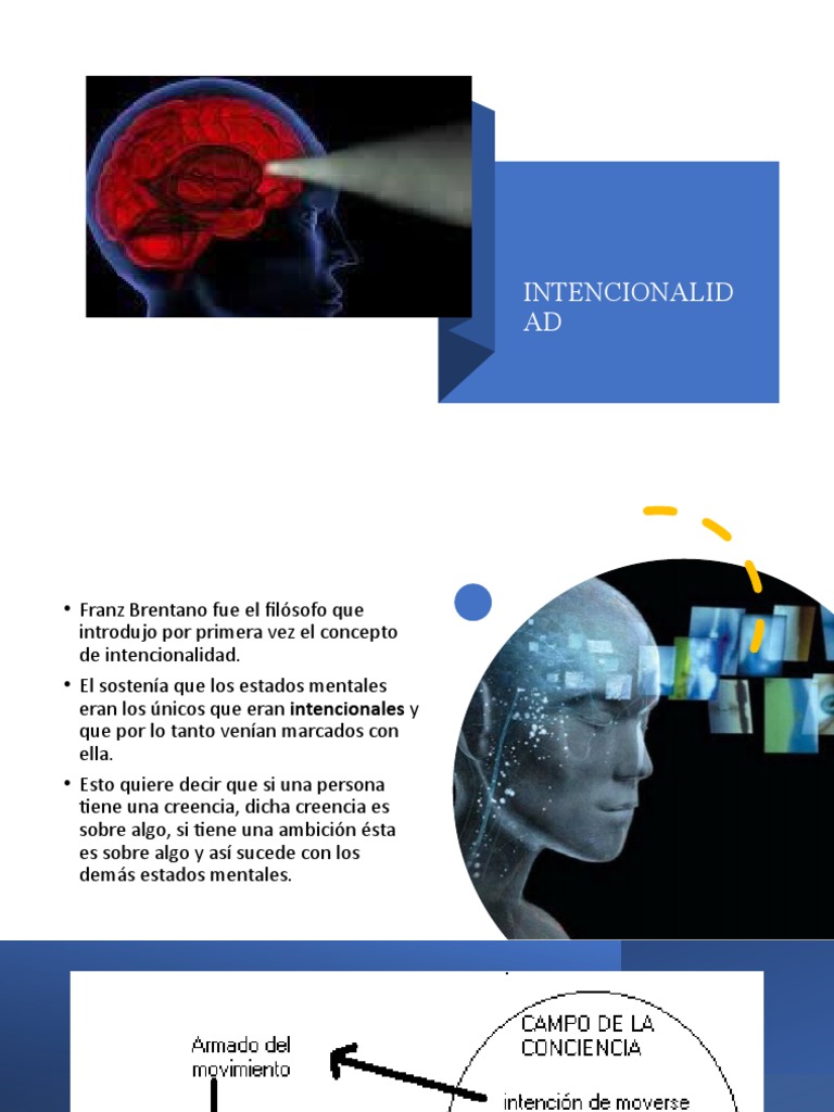 INTENCIONALIDAD | PDF | Cognición | Ciencia cognitiva