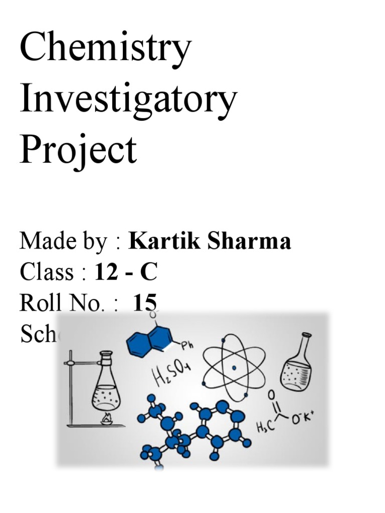 Analysis of Toothpaste Chemistry Investigatory Project Class 12 | PDF ...